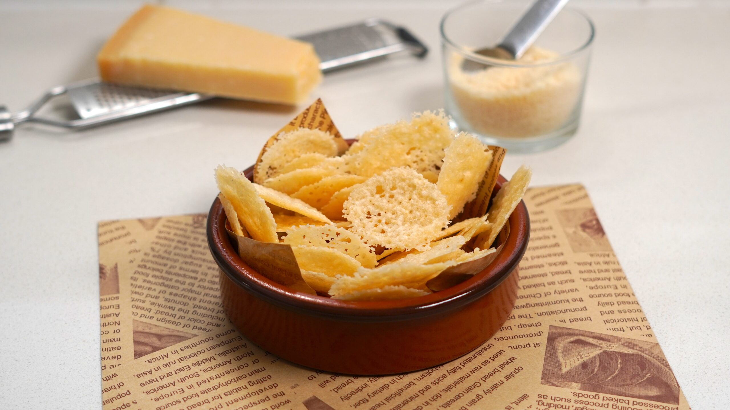 1-Ingredient Parmesan Chips (In 1 Minute!) - healthyfloflo