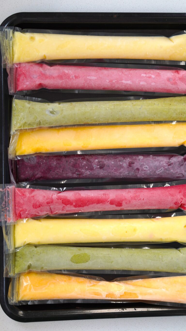 Kefir Frozen Fruit Pops - healthyfloflo